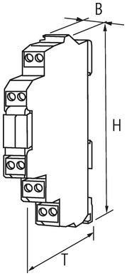 MIRO Rele Entrada 24V Saída 250Vac/Dc 6A 2NA+2NF 52102 Murrelektronik ...