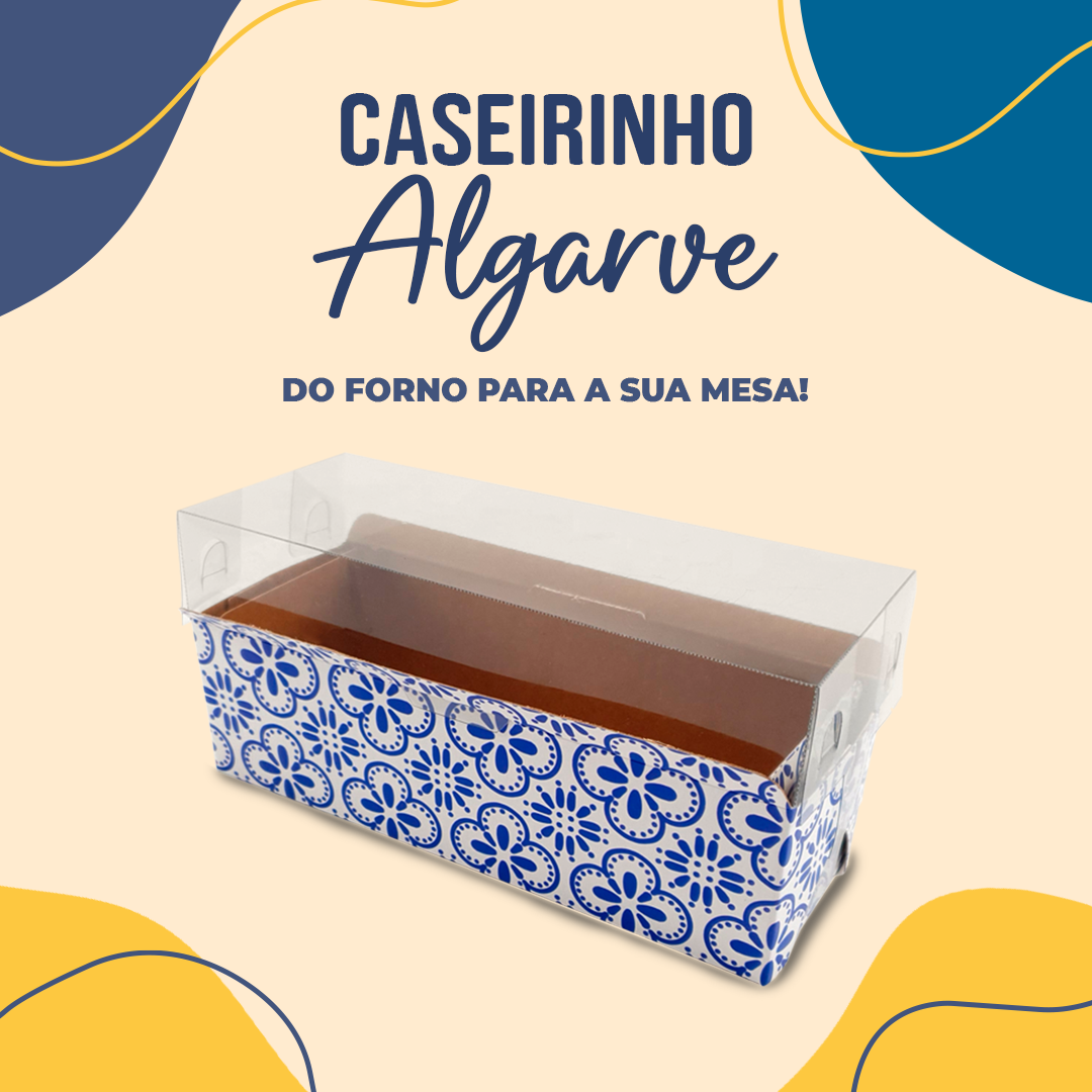 Forma Caseirinho 900g Algarve - 23x10x10cm Com Tampa - 10 Unidades - hfpack- A loja de quem ama ...