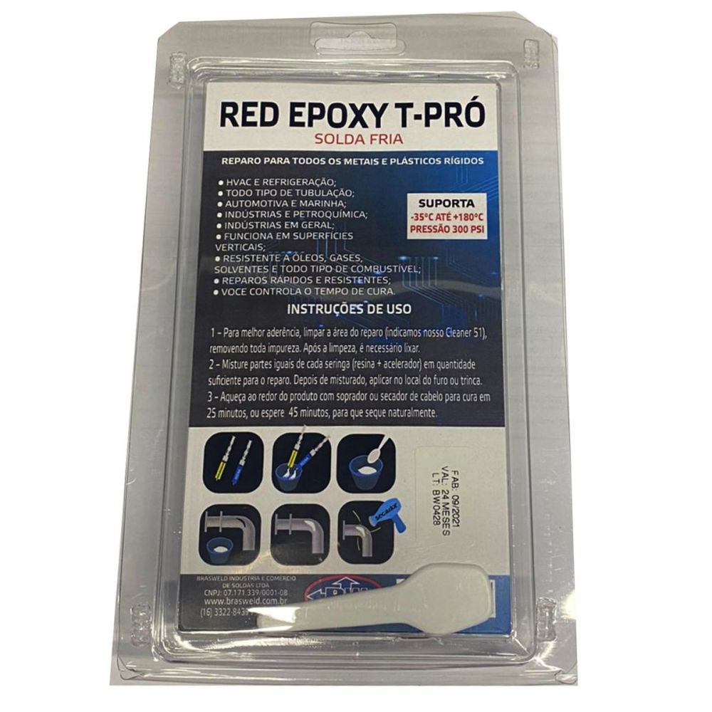 Red Epoxy T Pro 40g BW - Super Solução para Reparos Rápidos | TapCamp ...