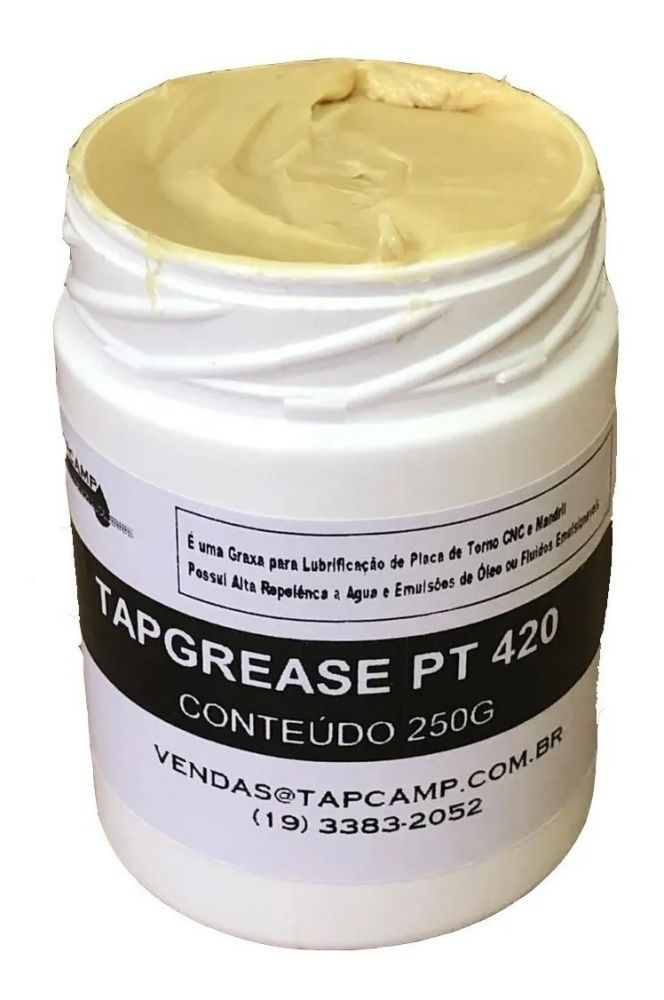 Graxa de Alta Tecnologia p/ Placa de Torno - TAPGREASE PT-420 |TapCamp ...