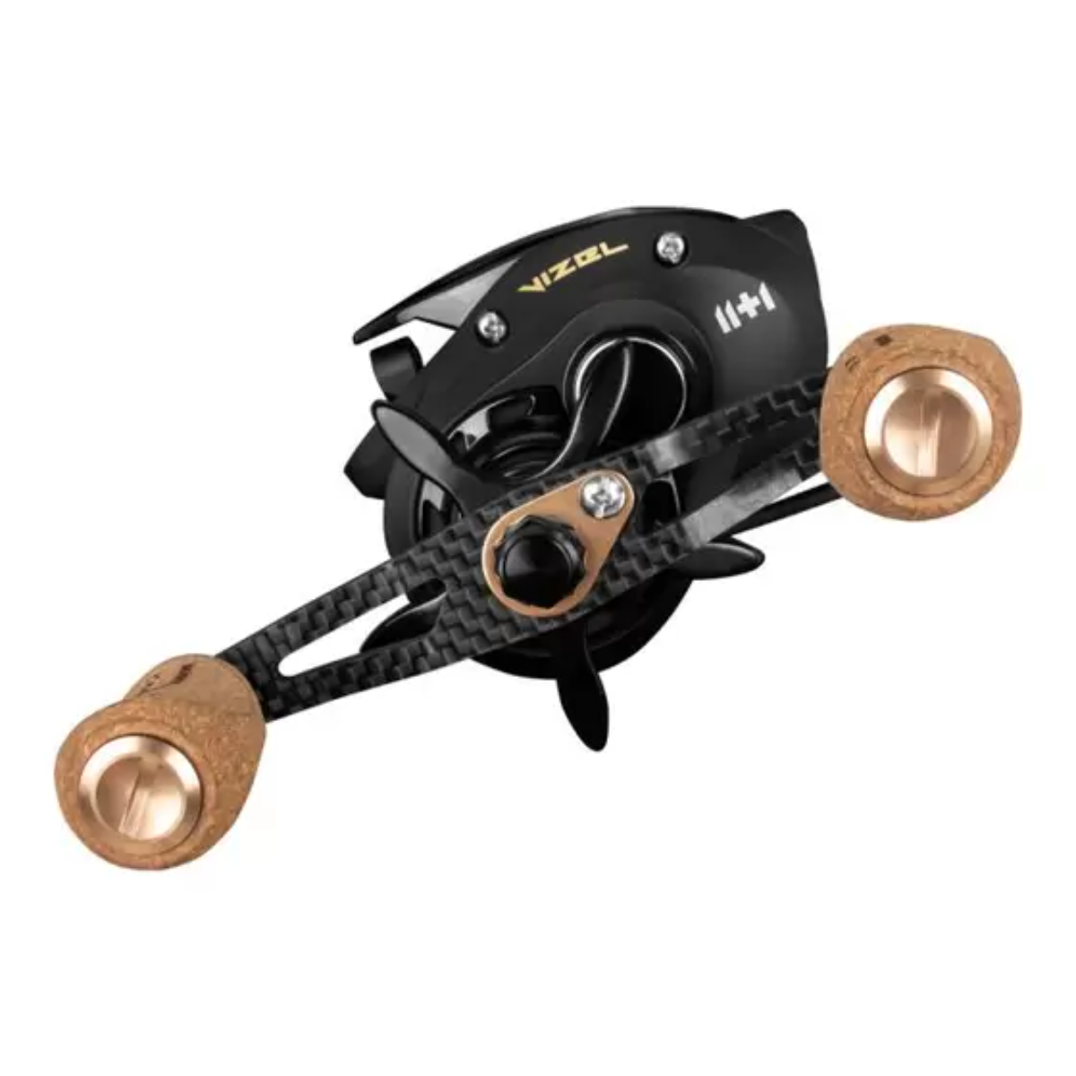 CARRETILHA VIZEL CARBON DRAG 8KG 8.1:1 ESQUERDA - Sangaletti Caça e Pesca