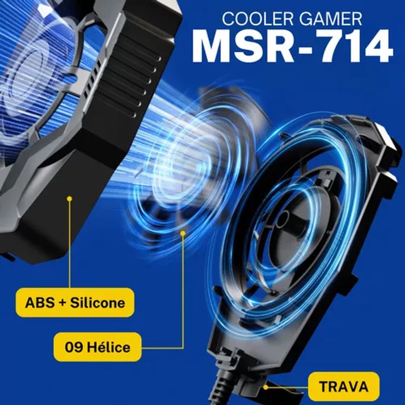 Cooler de Celular MSR-714 - Tomate | Mantenha seu Dispositivo Resfriad ...