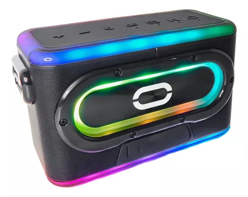 Caixa de Som Amplificada Bluetooth RGB 80W Tomate MTS-8001 - Potência - Loja Tomate
