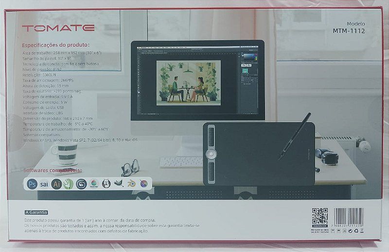 Mesa Digitalizadora Tomate MTM-1112 | Performance Profissional - Loja ...