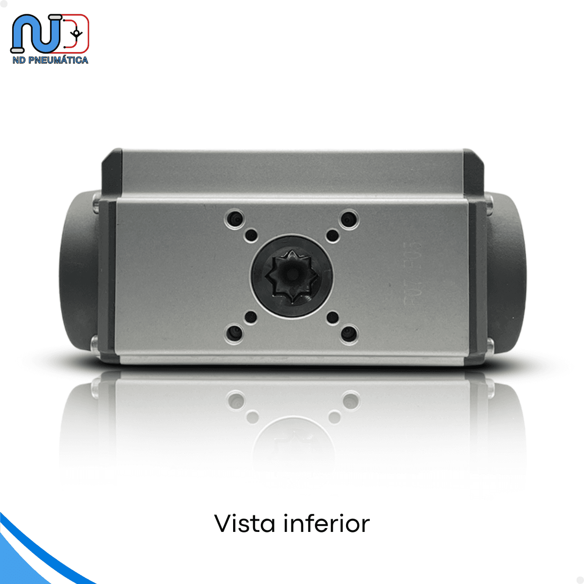 Atuador Pneumático Dupla Ação AT83 | Para Válvula Esfera/Borboleta - Nd ...
