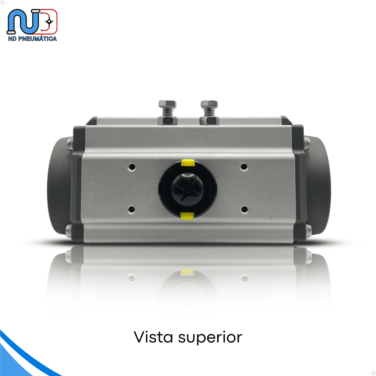 Atuador Pneumático Dupla Ação AT83 | Para Válvula Esfera/Borboleta - Nd ...