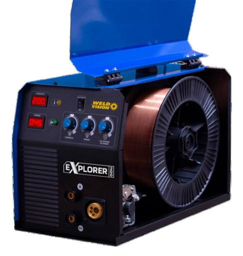 Máquina De Solda Mig Explorer/Maverick 200 Weld Vision - Manfer Máquinas e Ferramentas
