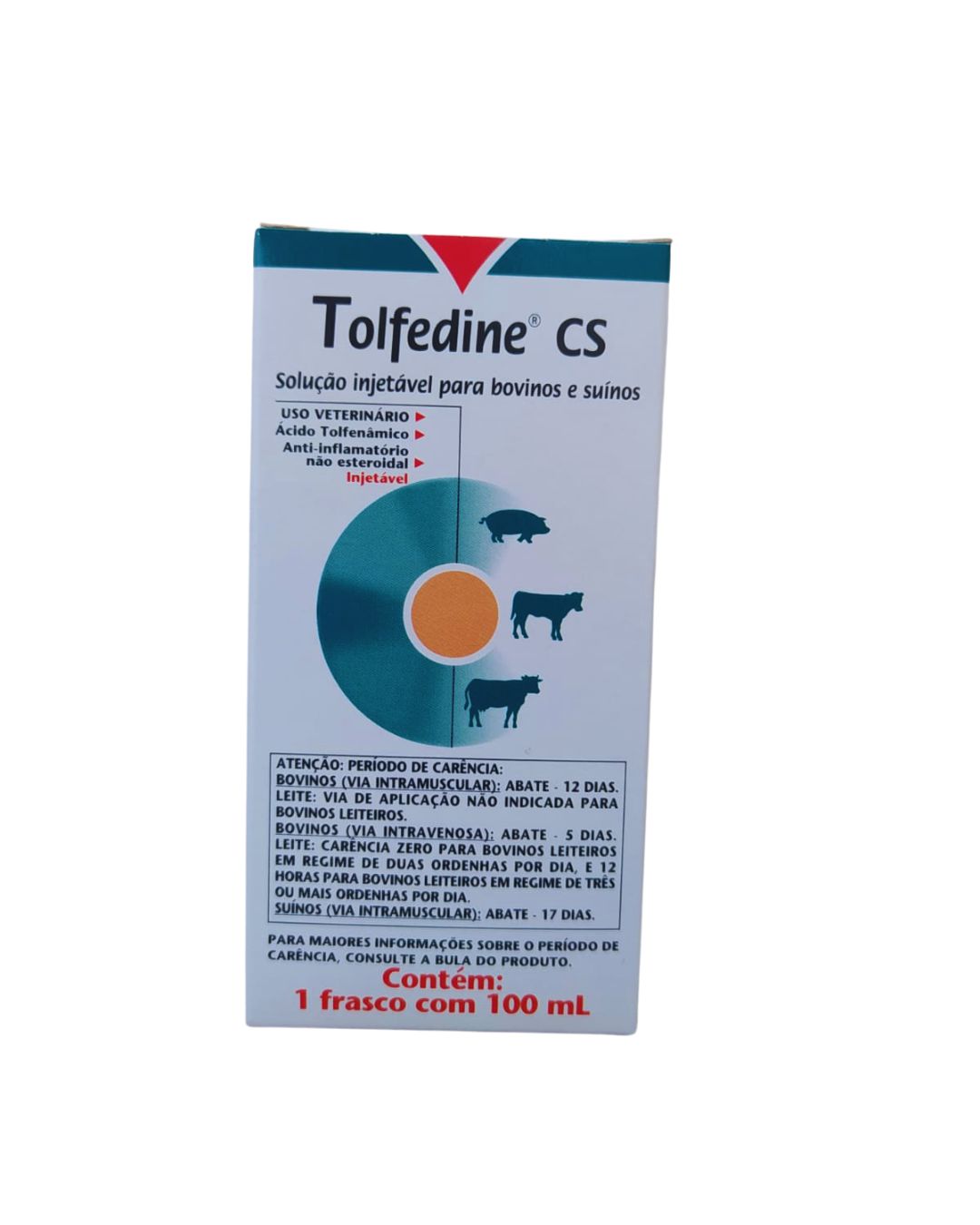 Tolfedine CS Injetável - 100 ML - Planeta Agrícola
