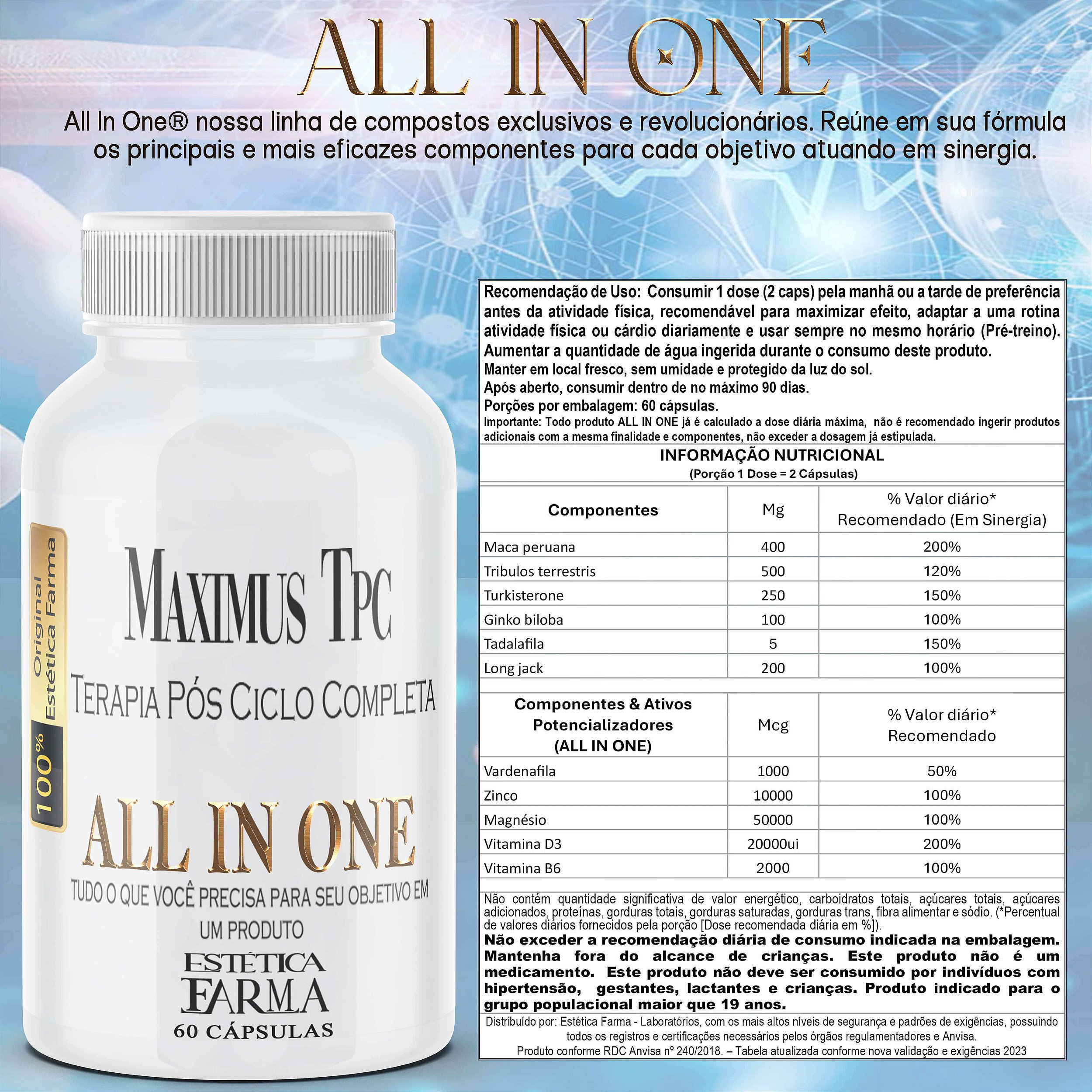 TPC Terapia Pós Ciclo Completa - Max TPC - Estética Farma