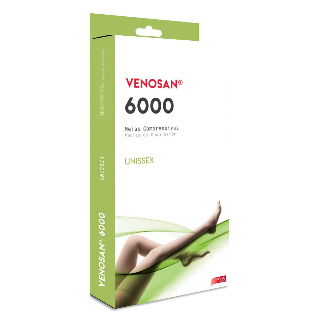 Meia Venosan 6000 20-30 mmHg Bege – Compressão e Conforto - Meias Store