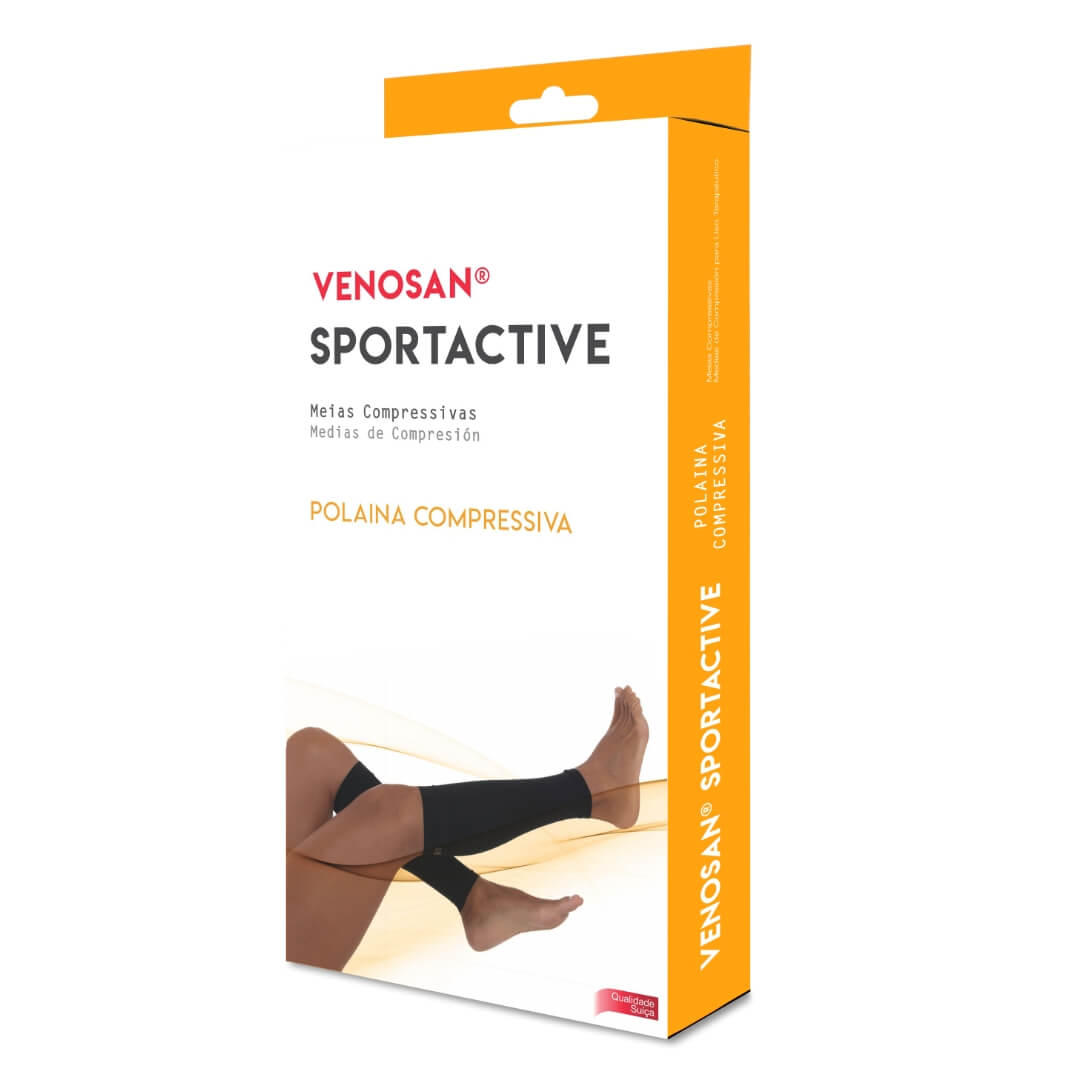 Polaina Venosan SportActive 20-30 mmHg Preto - Conforto e Compressão ...