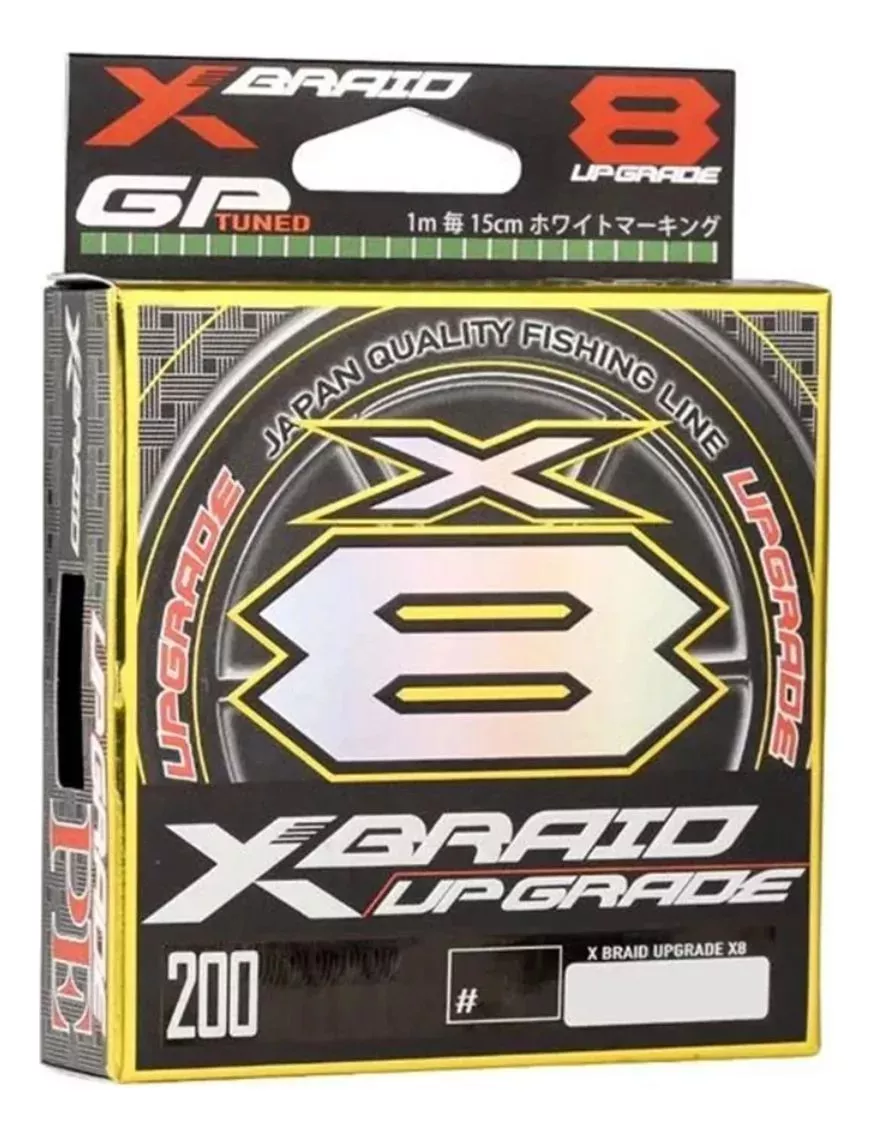 Linha Multifilamento XBraid Upgrade X8 PE 200mt - YGK - MultiPesca Brasil
