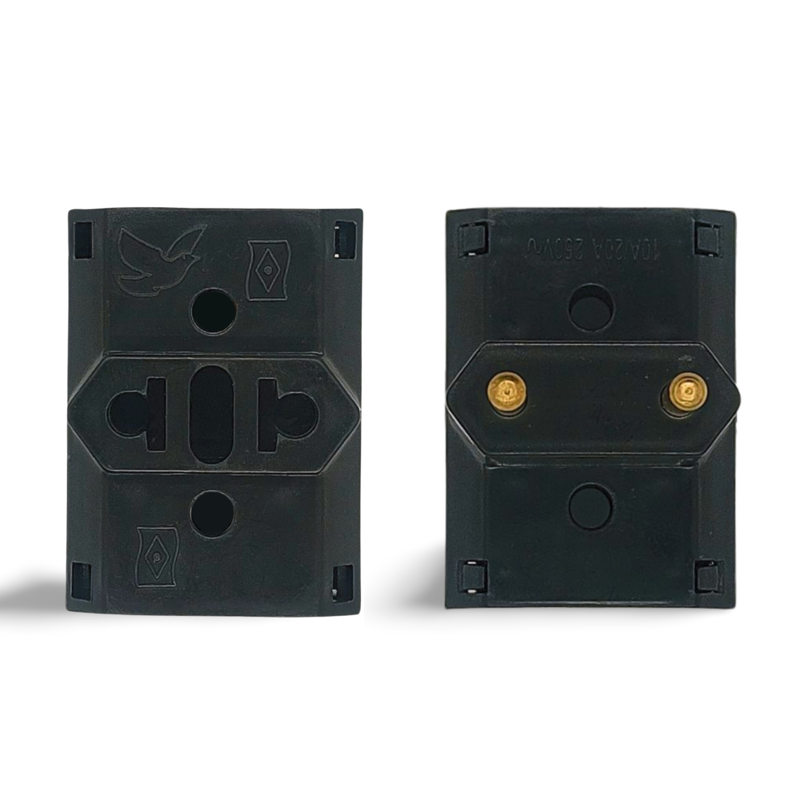 Adaptador Benjamim T com 3 Entradas Preto, 10A, Multiplicador de Tomad ...