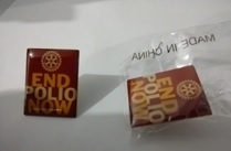 PIN POLIO - HNBrindes