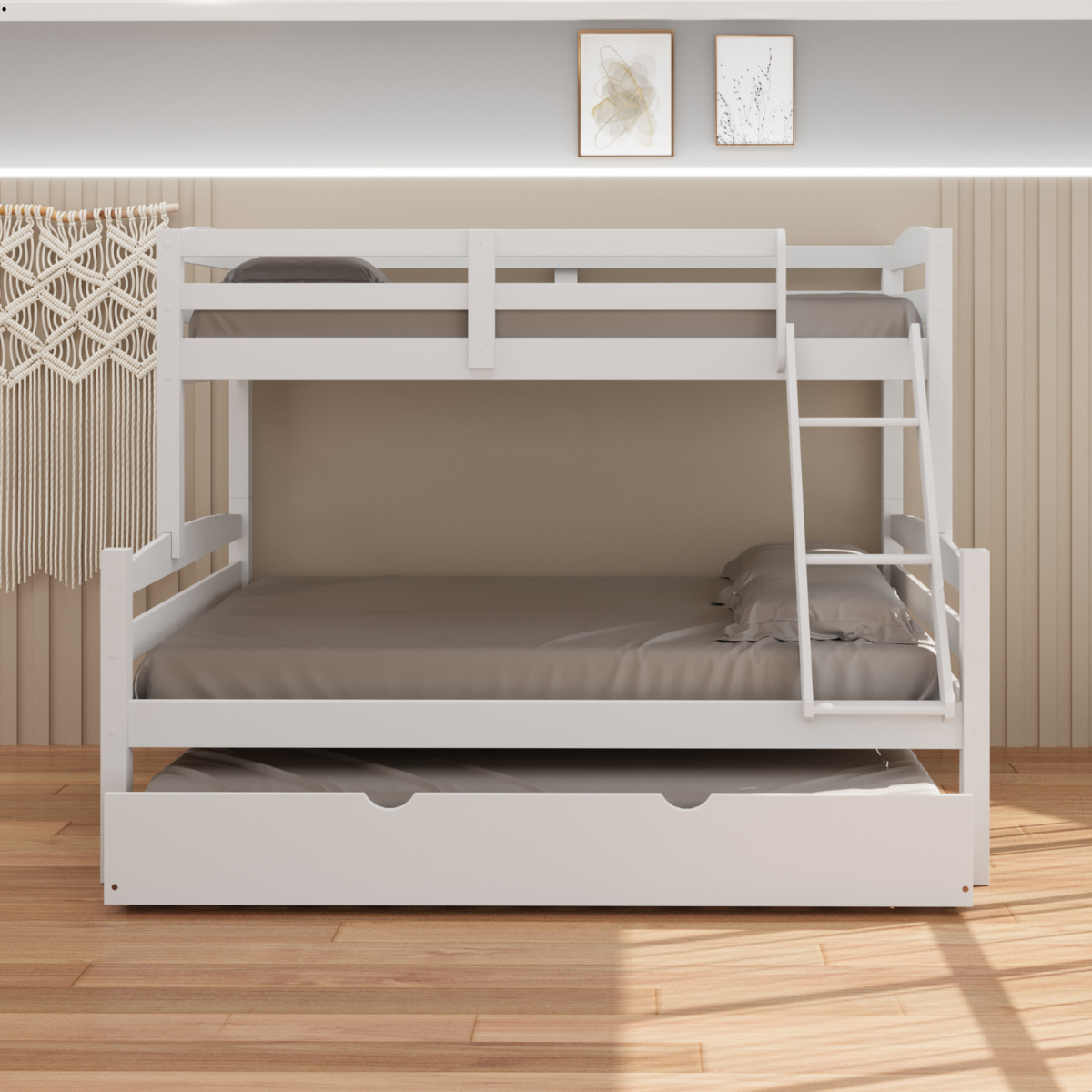 Treliche Casal + Solteiro com cama auxiliar solteiro cama tripla ...