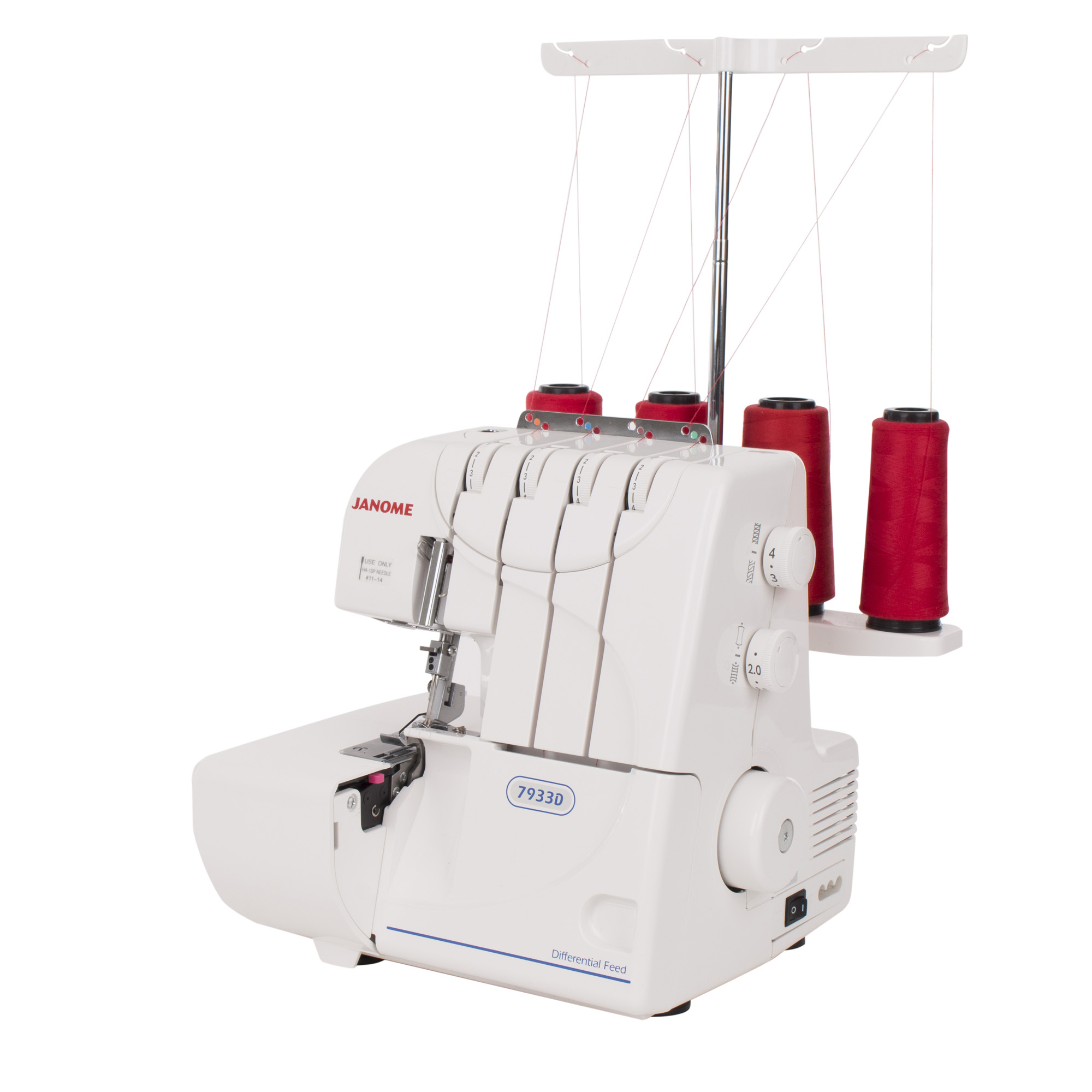 Máquina Overlock Ultralock Janome 7933D Fechamento Acabamento - Janome ...