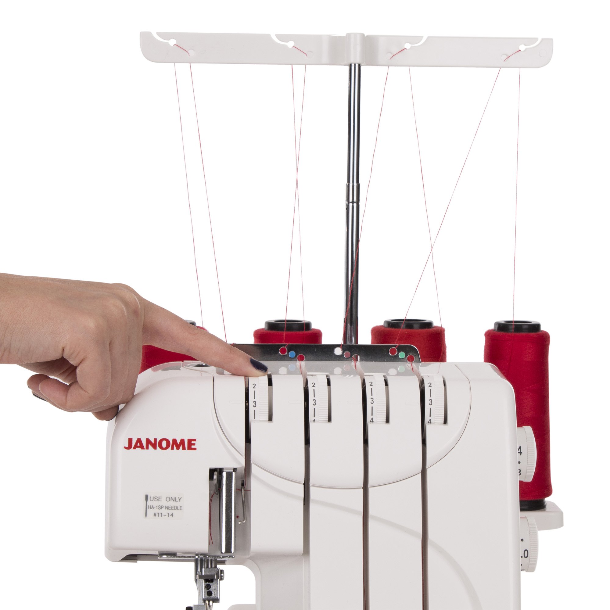 Máquina Overlock Ultralock Janome 7933D Fechamento Acabamento - Janome ...