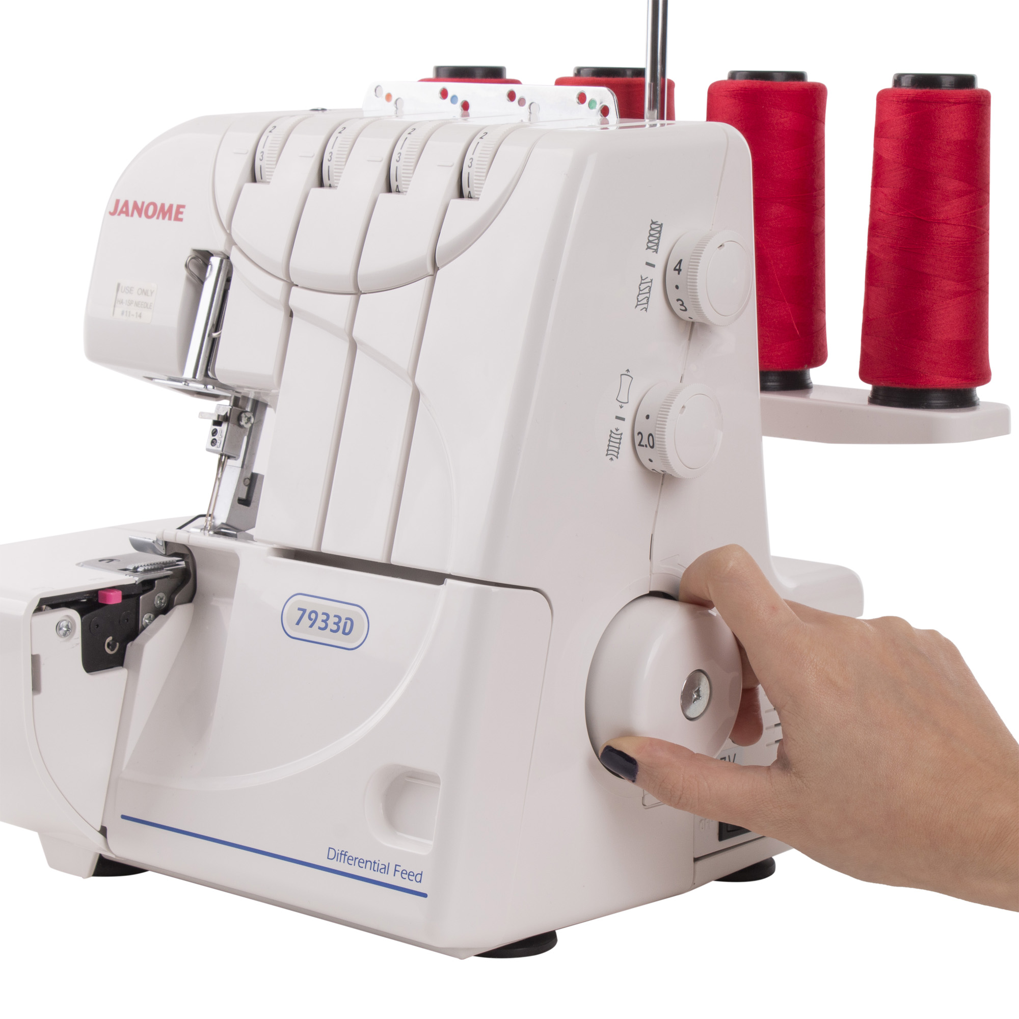 Máquina Overlock Ultralock Janome 7933D Fechamento Acabamento - Janome ...
