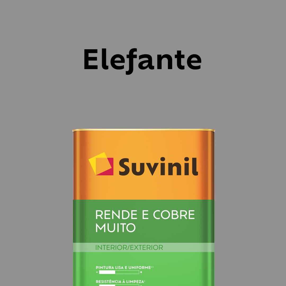 Tinta Acrílica Rende e Cobre Muito Standard Fosco Interno e Externo 18L ...