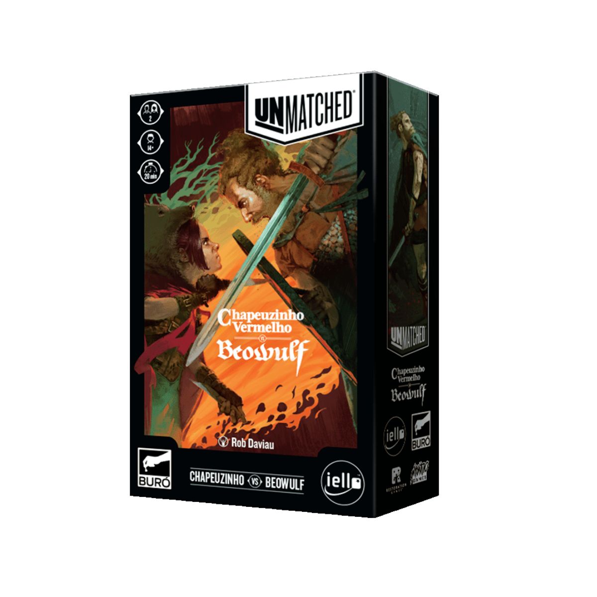 Jogo de Tabuleiro Unmatched: Chapeuzinho Vermelho VS Beowulf - Santec ...