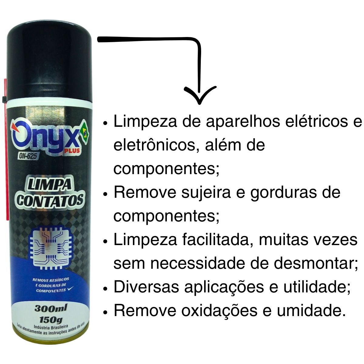 Limpa Contatos Eletrônicos Elétricos Conector Placa Spray - Santec ...
