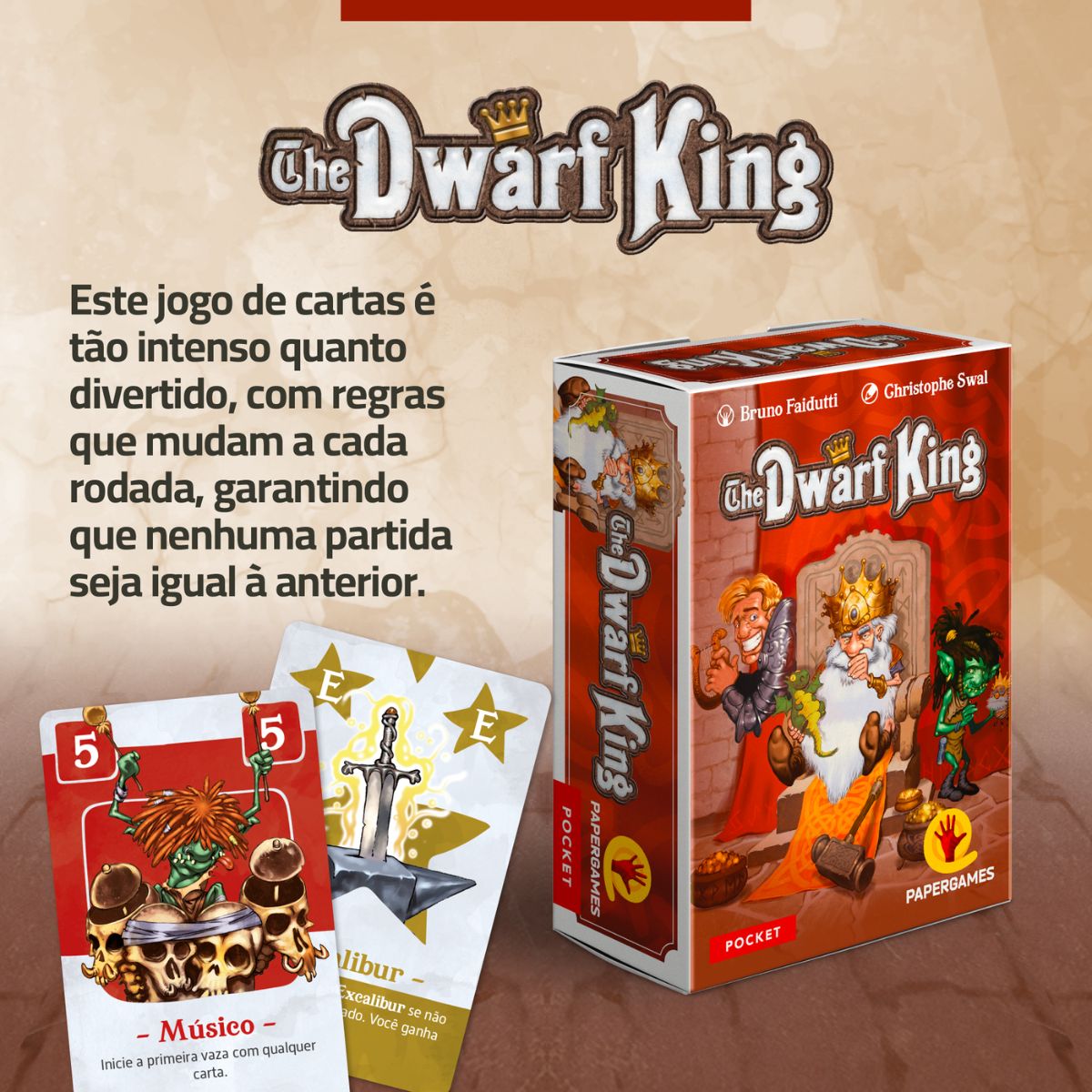 The Dwarf King (PaperGames) - Santec Comercial