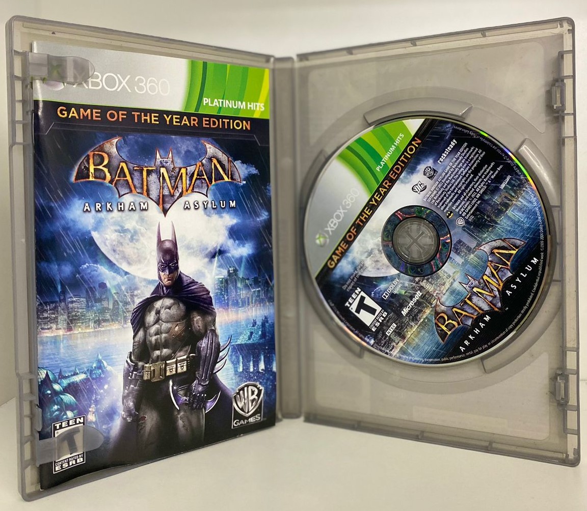 Batman: Arkham Asylum - Xbox 360 - Original - ALB GAMES