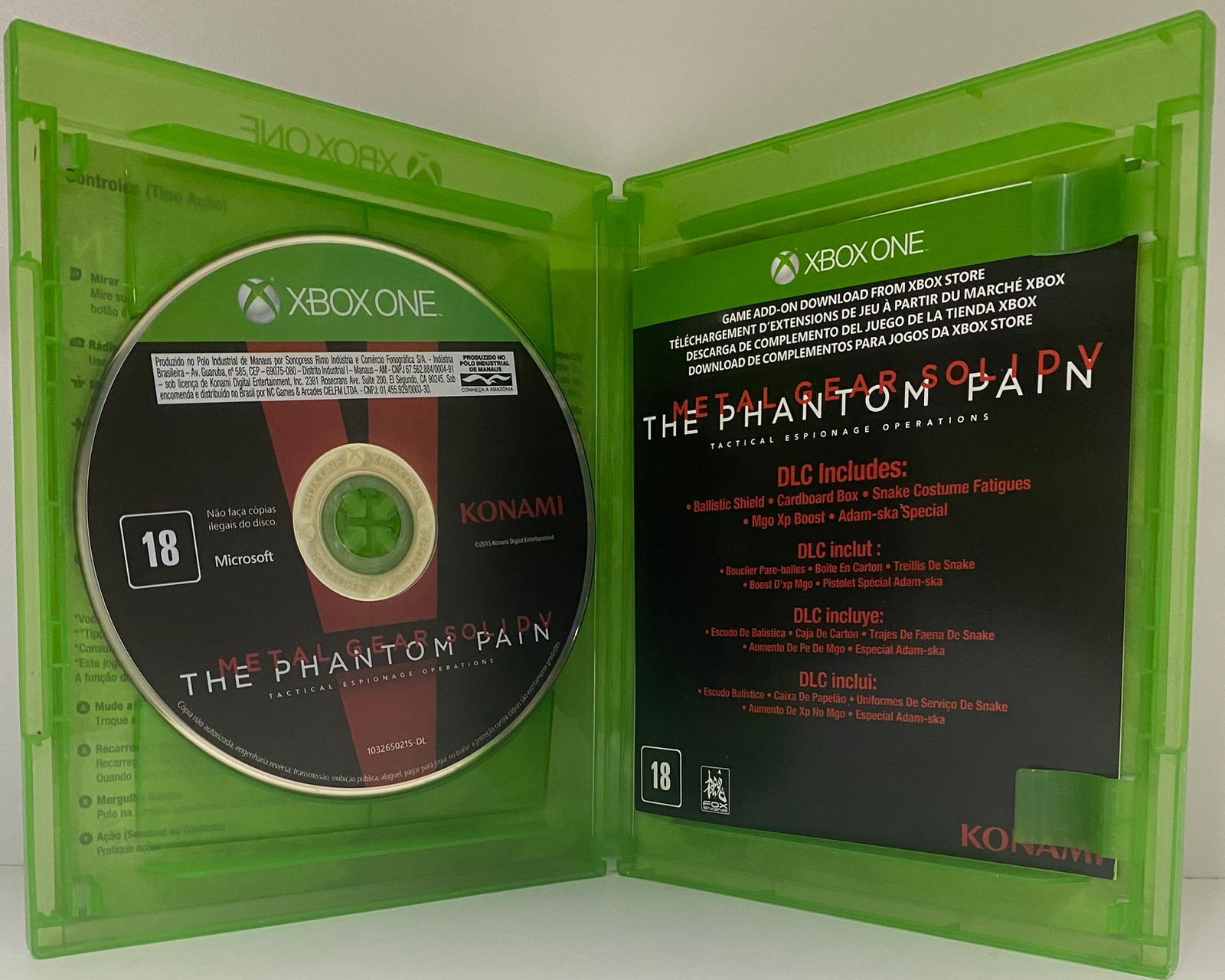 Metal Gear Solid :The Phantom Pain - XBOX ONE/SERIES X - Original - ALB ...