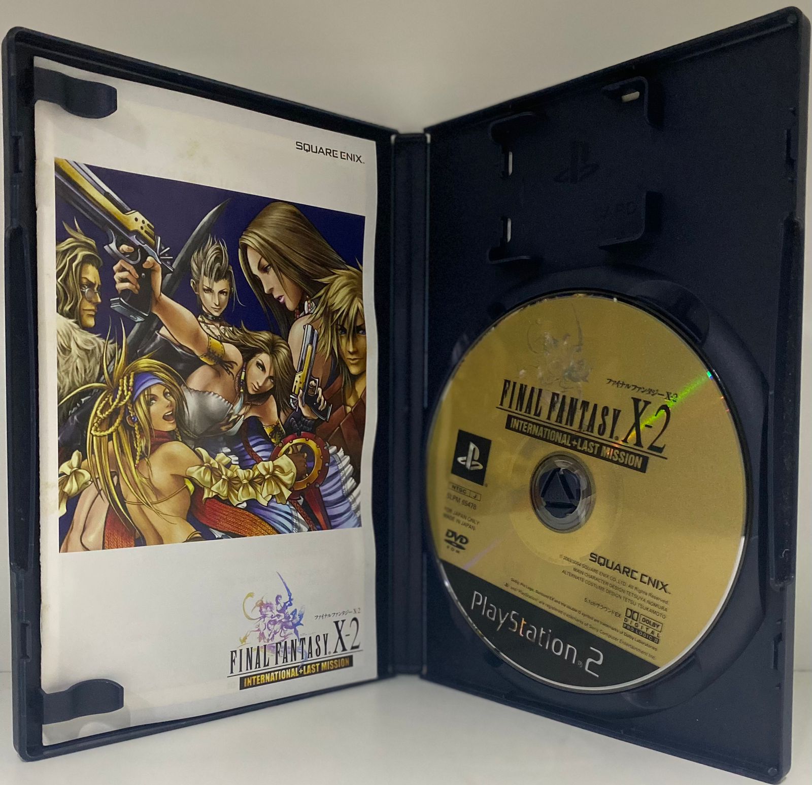 Final Fantasy X-2 International+Last Mission(Japonês) - PS2 - Original - ALB GAMES