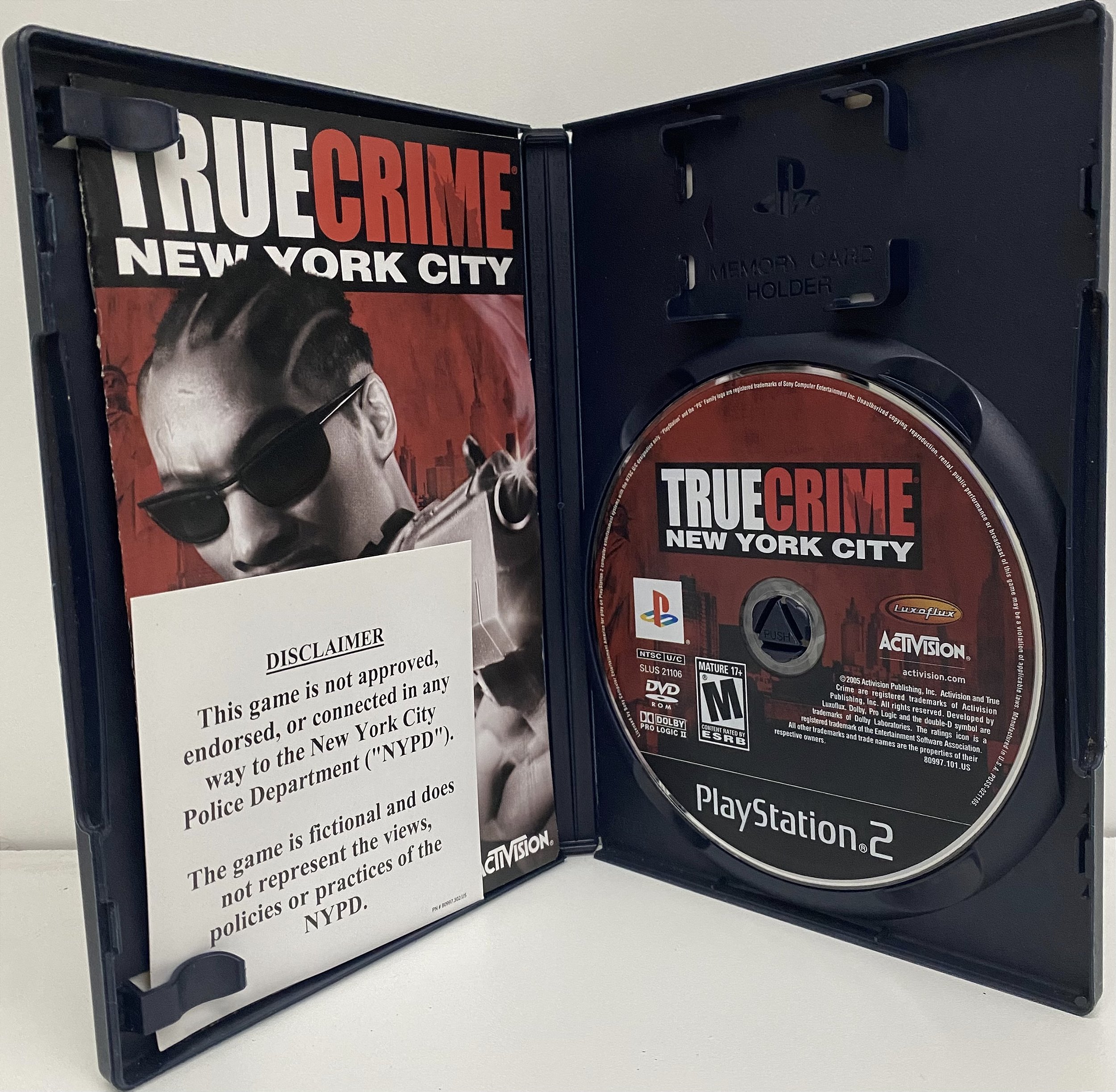 True Crime New York City - PS2 - Original - ALB GAMES