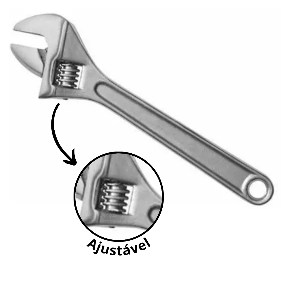 Chave inglesa ajustável 12 polegadas Starfer - Mastersol Aquecedores