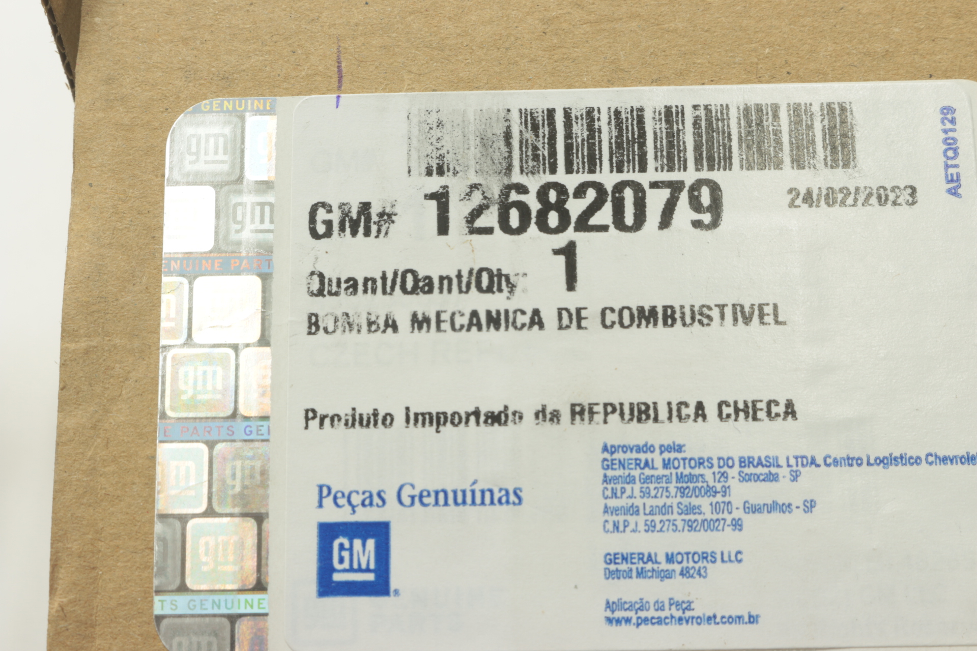 Bomba Alta Pressão Gm Cruze Tracker 1.4 Turbo 2018 2019 2020 - Auto Amega