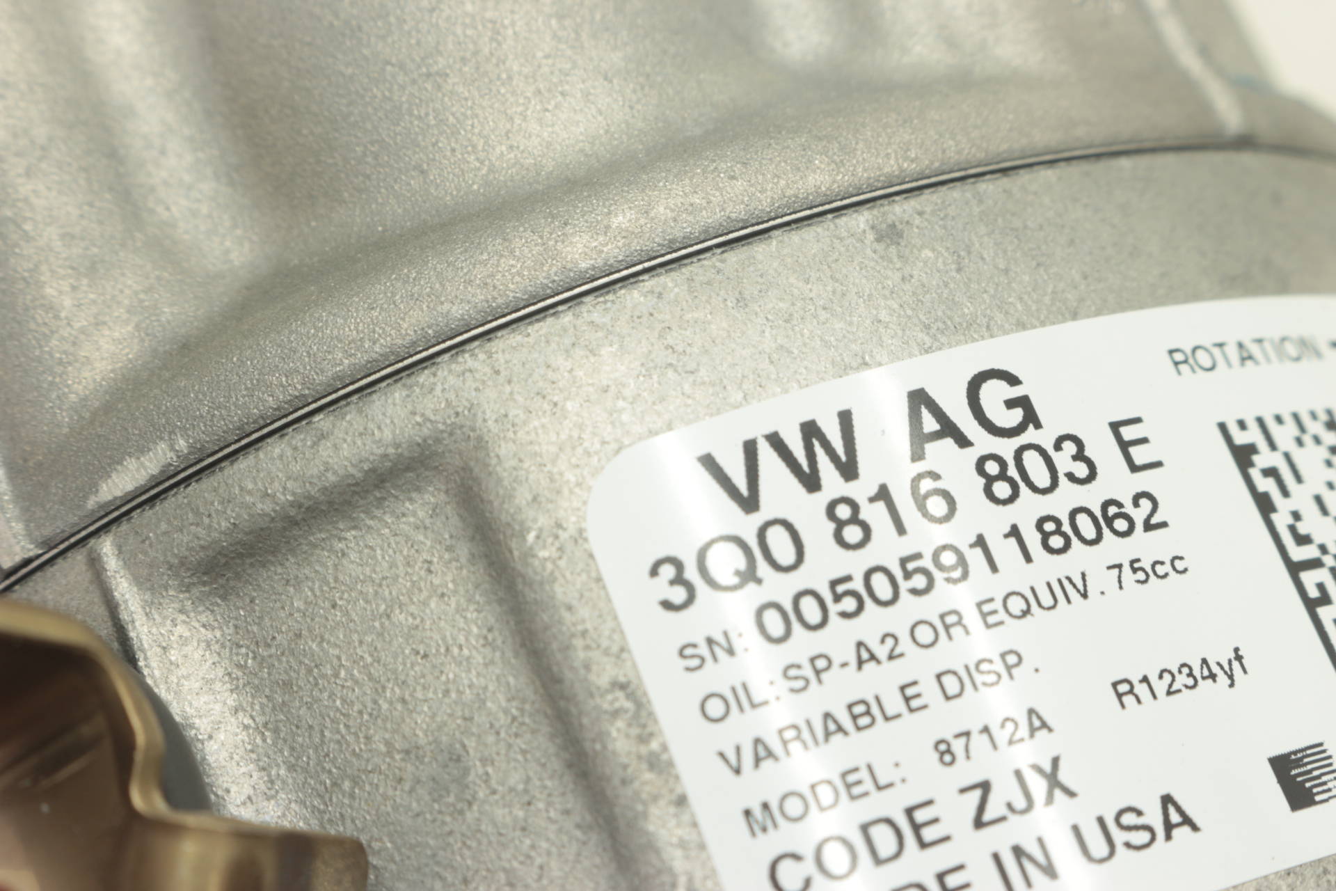 Compressor Ar Condicionado Vw Tiguan Polo Virtus 3q0816803e - Auto Amega