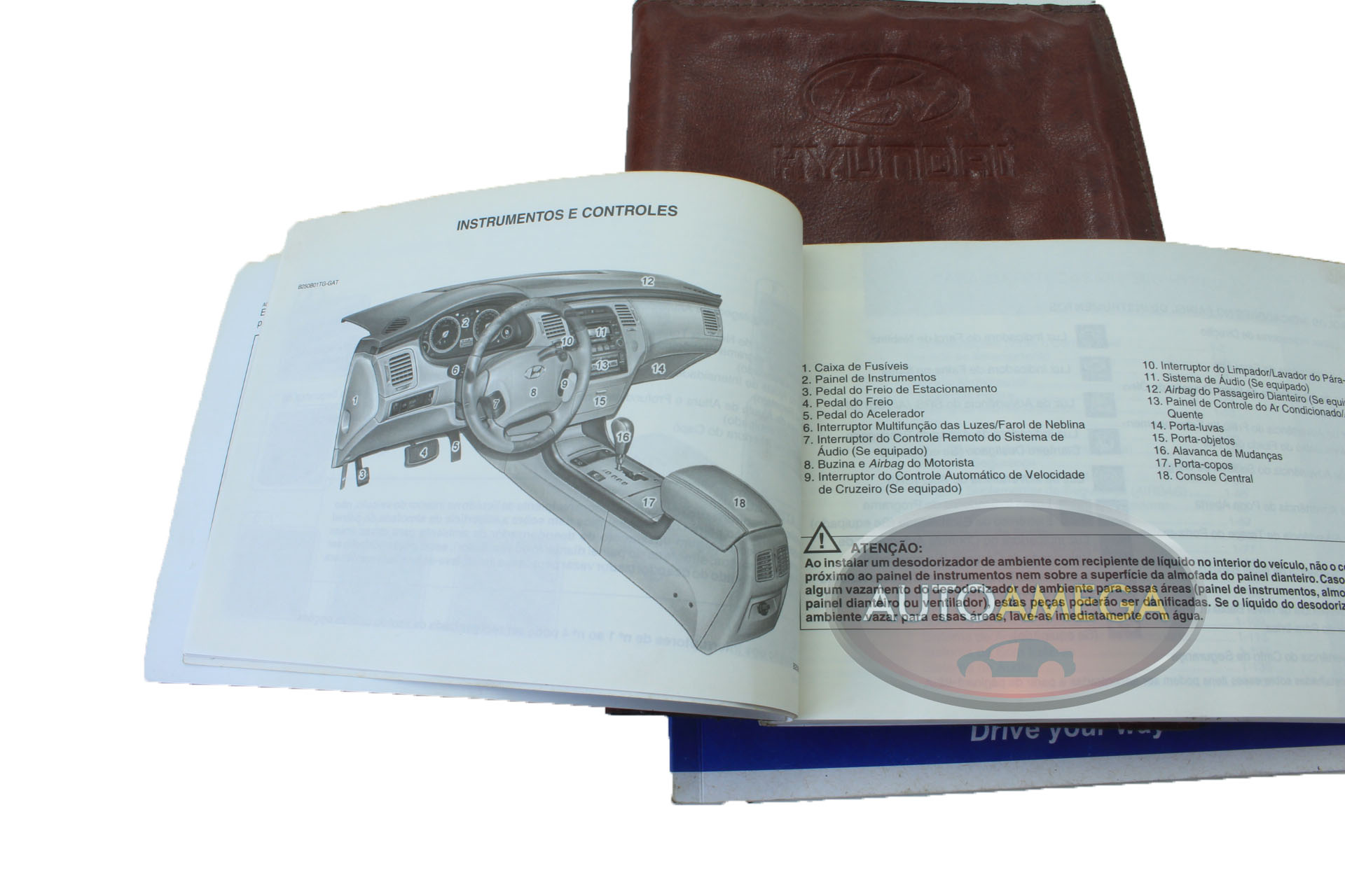 Manual Proprietario Com Capa Hyundai Azera 2009 - Auto Amega