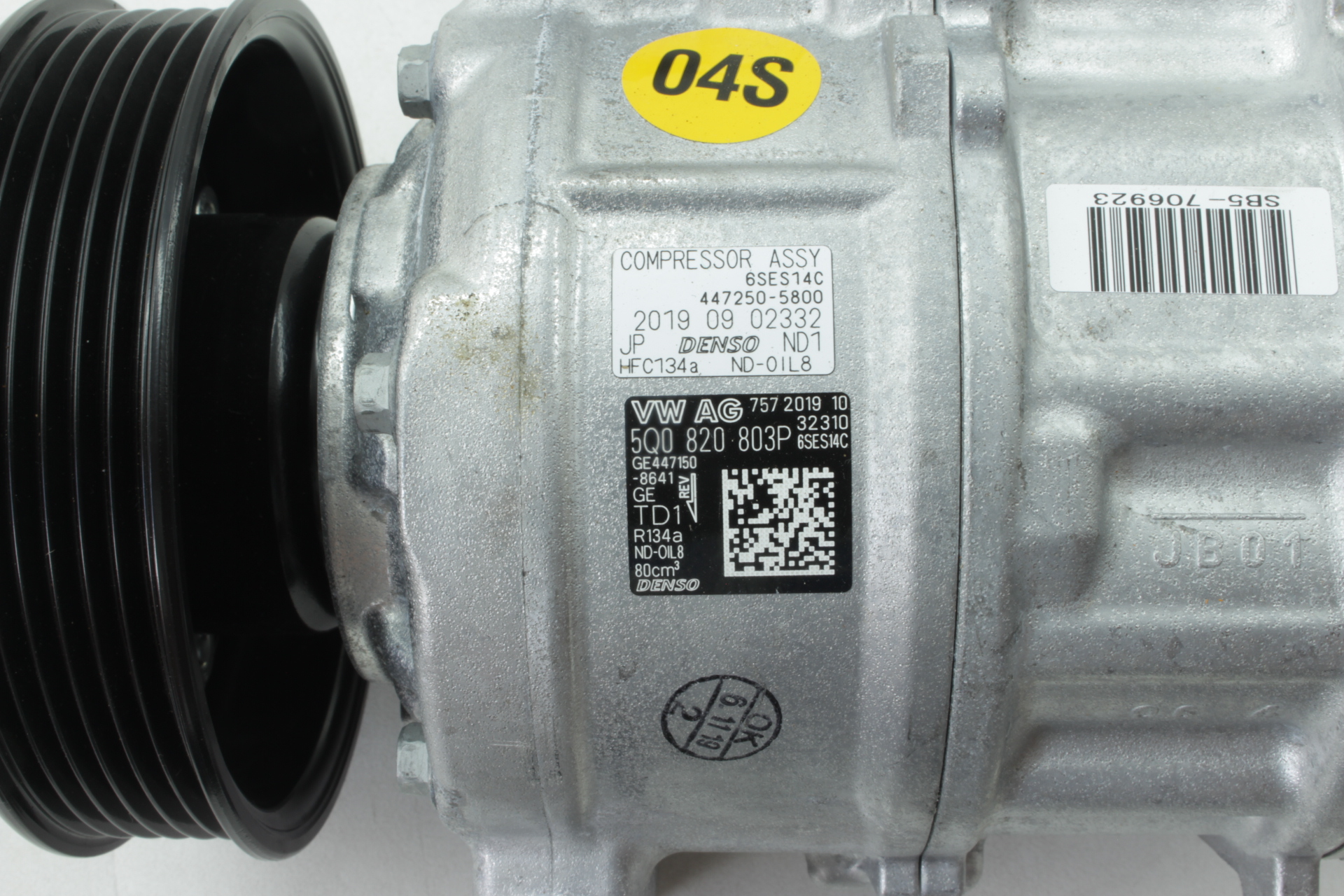 Compressor Ar Condicionado Vw T-cross 1.4 2019 5q0820803p - Auto Amega