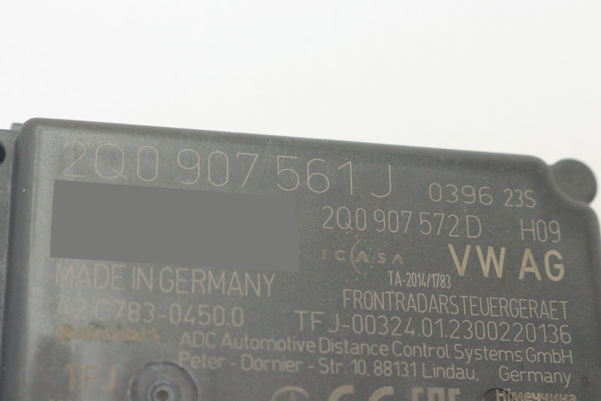 Modulo Sensor Radar Acc Vw Nivus Taos T-cross 2q0907561j - Auto Amega