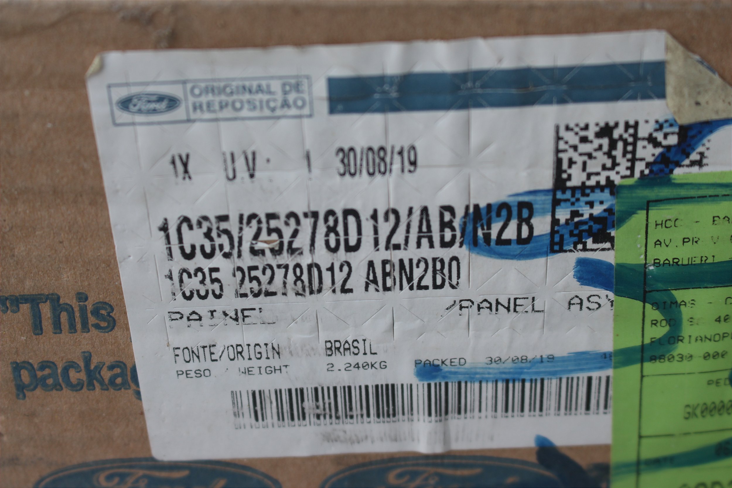 Painel Acabamento Lateral L.d Ford F350 F4000 1c3525278d12ab - Auto Amega