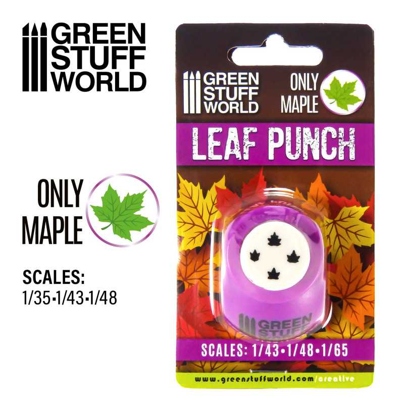 Miniature Leaf Punch MEDIUM PURPLE - Geek Tintas