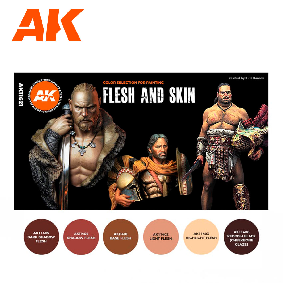 Flesh and Skin Colors (The Original Selection) - Geek Tintas