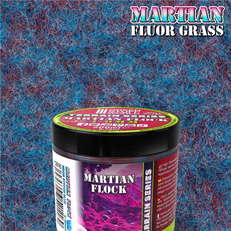 Martian Fluor Grass - Neon Stitch Blue - 200ml - Geek Tintas