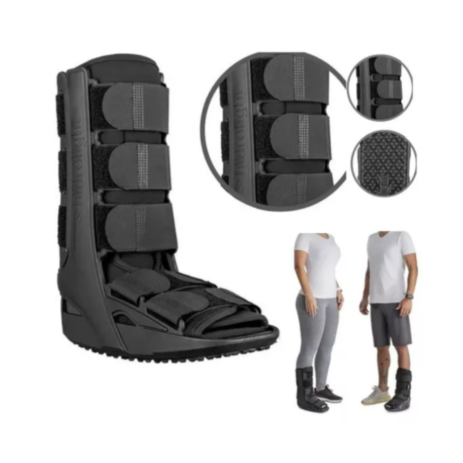 Bota Imobilizadora Ortopédico Bilateral Curta Robofoot Curta Hidrolight ...