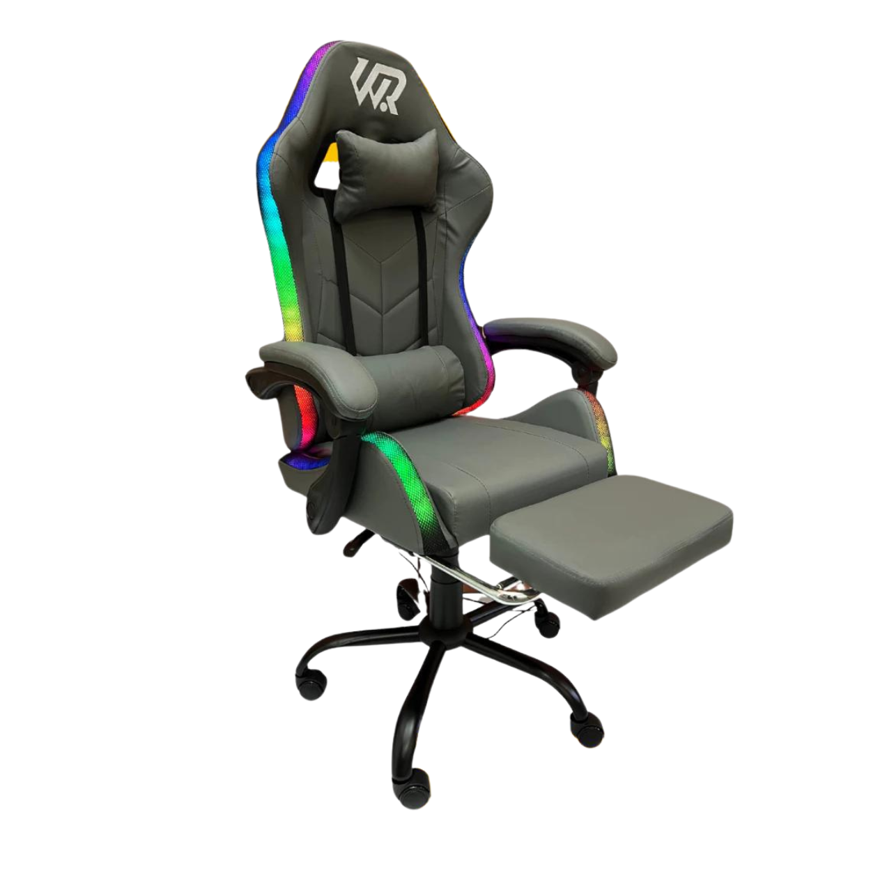 Cadeira Gamer LED RGB War Controle Remoto Confortável 150kg - Jumbo-e ...