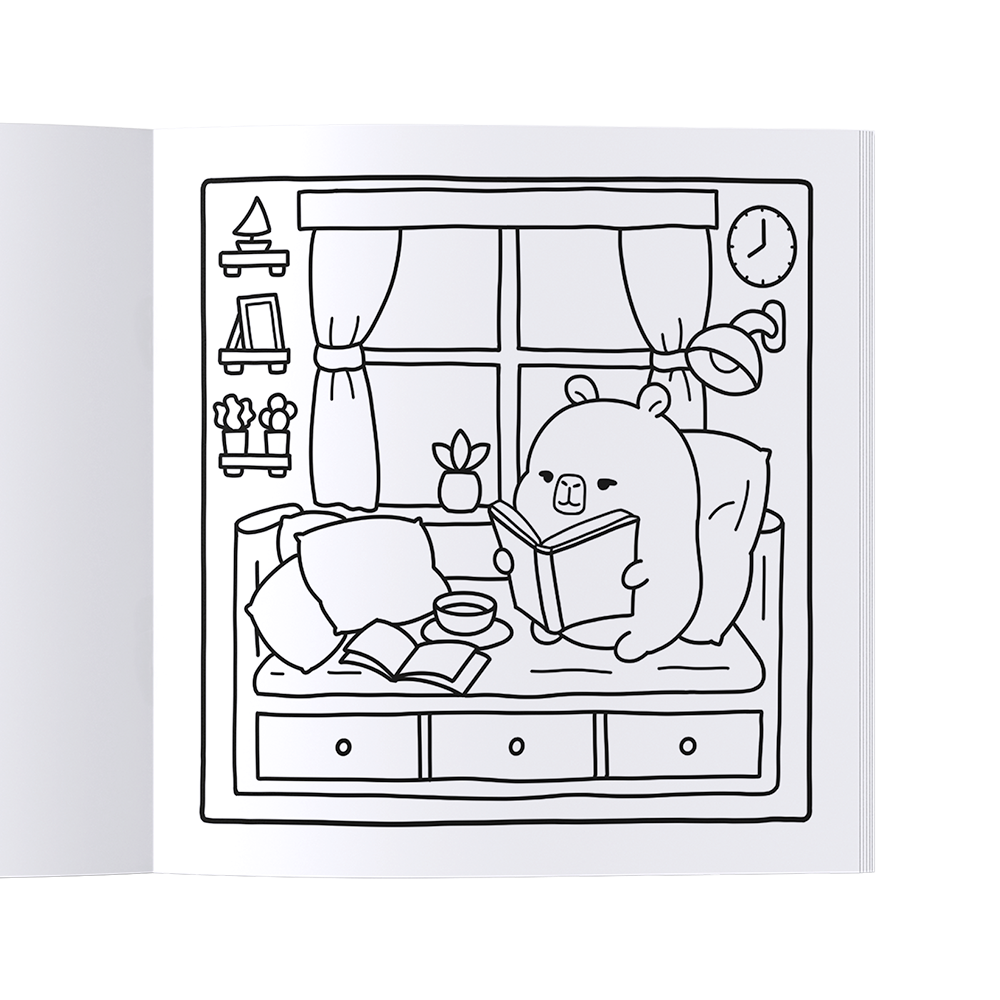 Capy Moments: Colouring Book - Loja B2B Ediouro - Loja B2B Ediouro