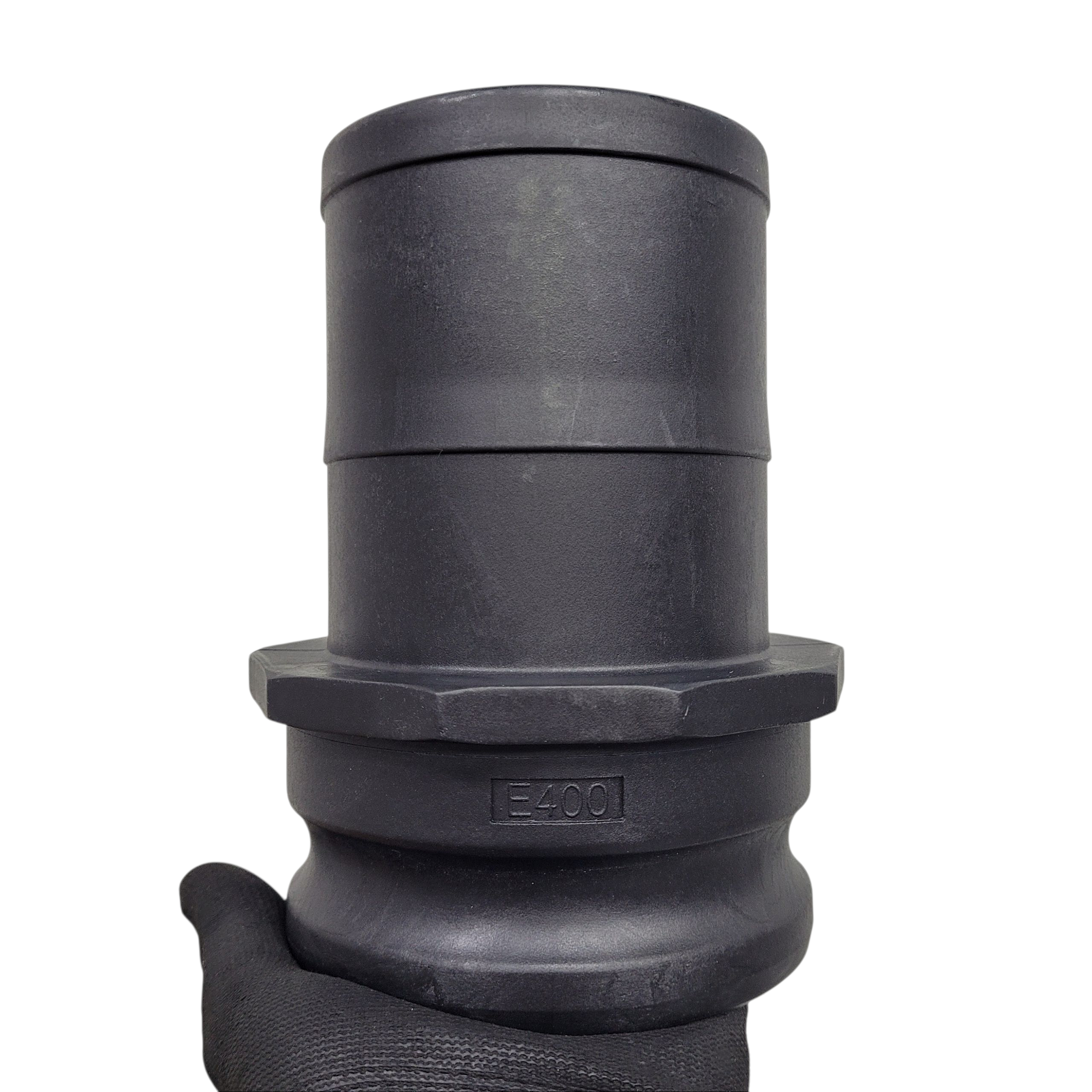 Adaptador Macho 4" x Espigão 4" E400 Preto em PP - Borrachas Londrina ...