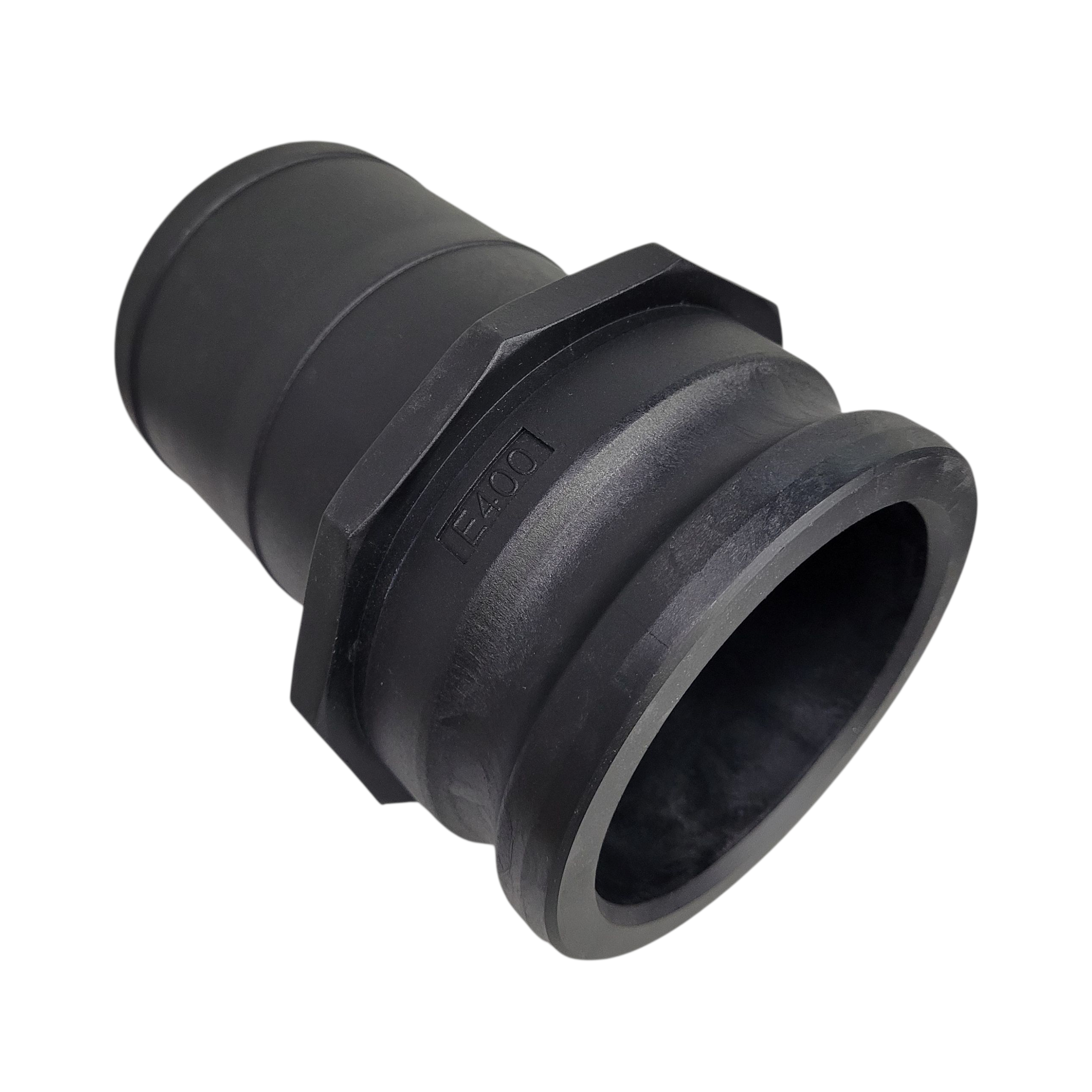 Adaptador Macho 4" x Espigão 4" E400 Preto em PP - Borrachas Londrina ...