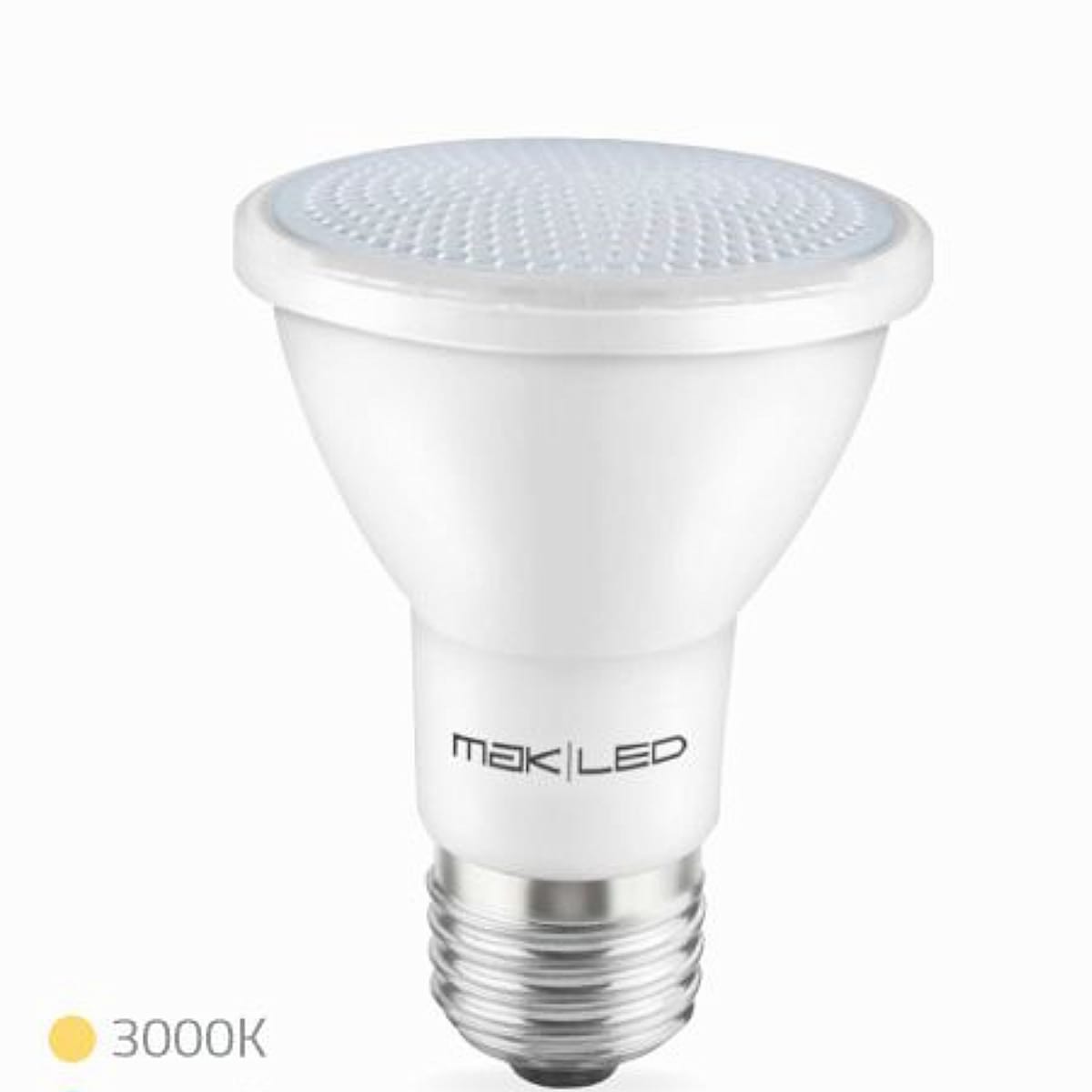 Lâmpada de Led PAR-20 Amarela 3000K E-27 6,5w Bivolt Makled - Loja ...