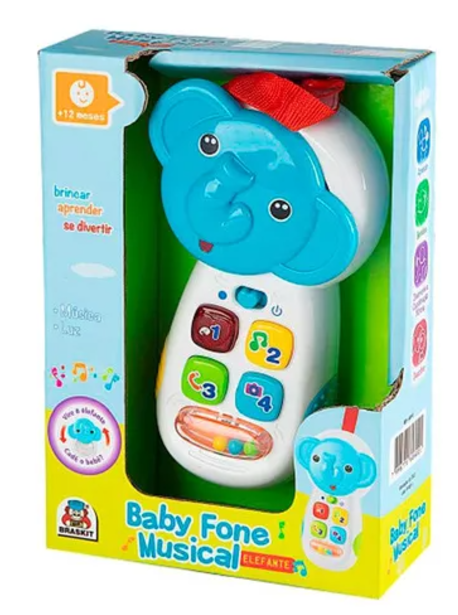 Baby Fone Musical - A Educacional Brinquedos E Inclusão Social