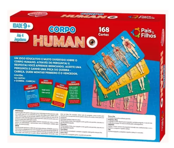 Jogo do Corpo Humano - A Educacional Brinquedos E Inclusão Social