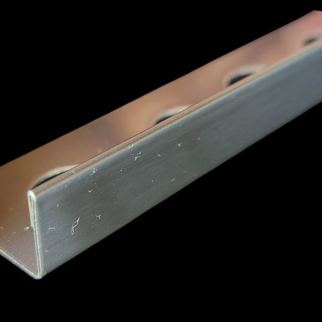 perfil inox escovado modelo l - Llorie