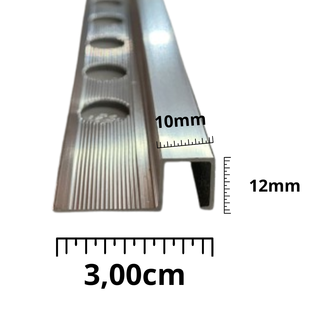 perfil modelo P aluminio - Llorie